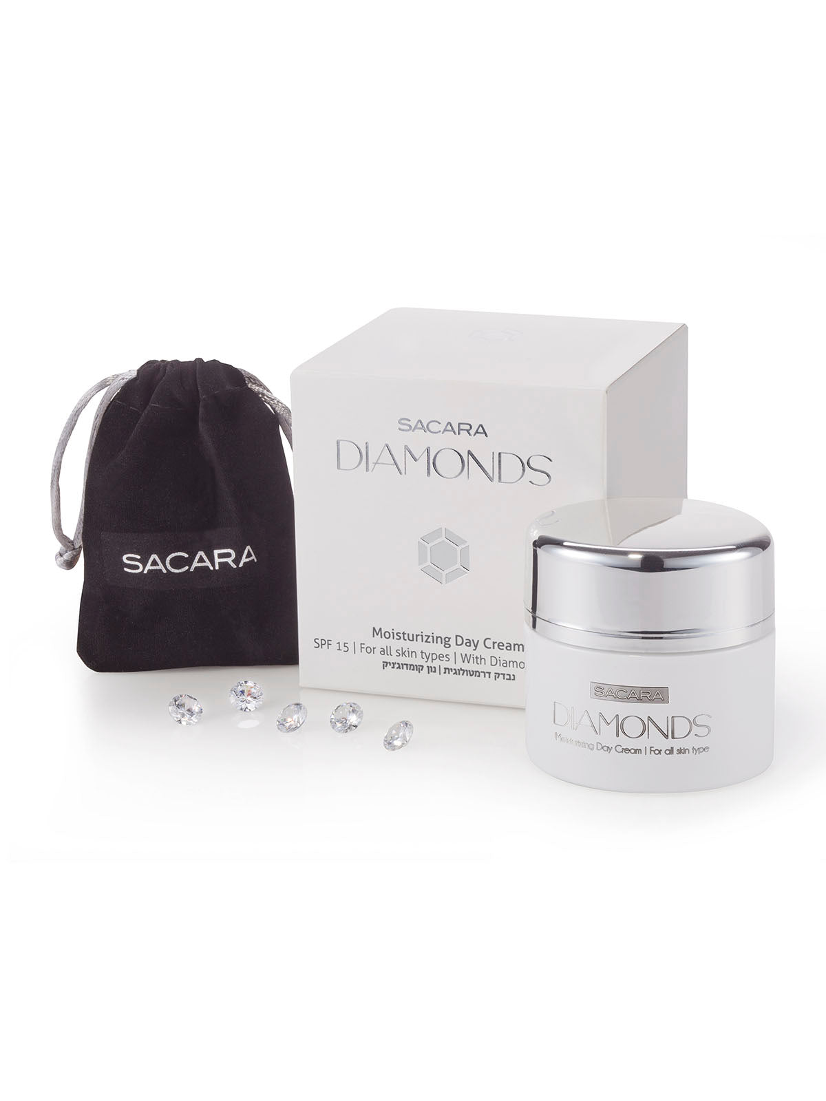 Moisturizing day cream-DIAMONDS – SACARA