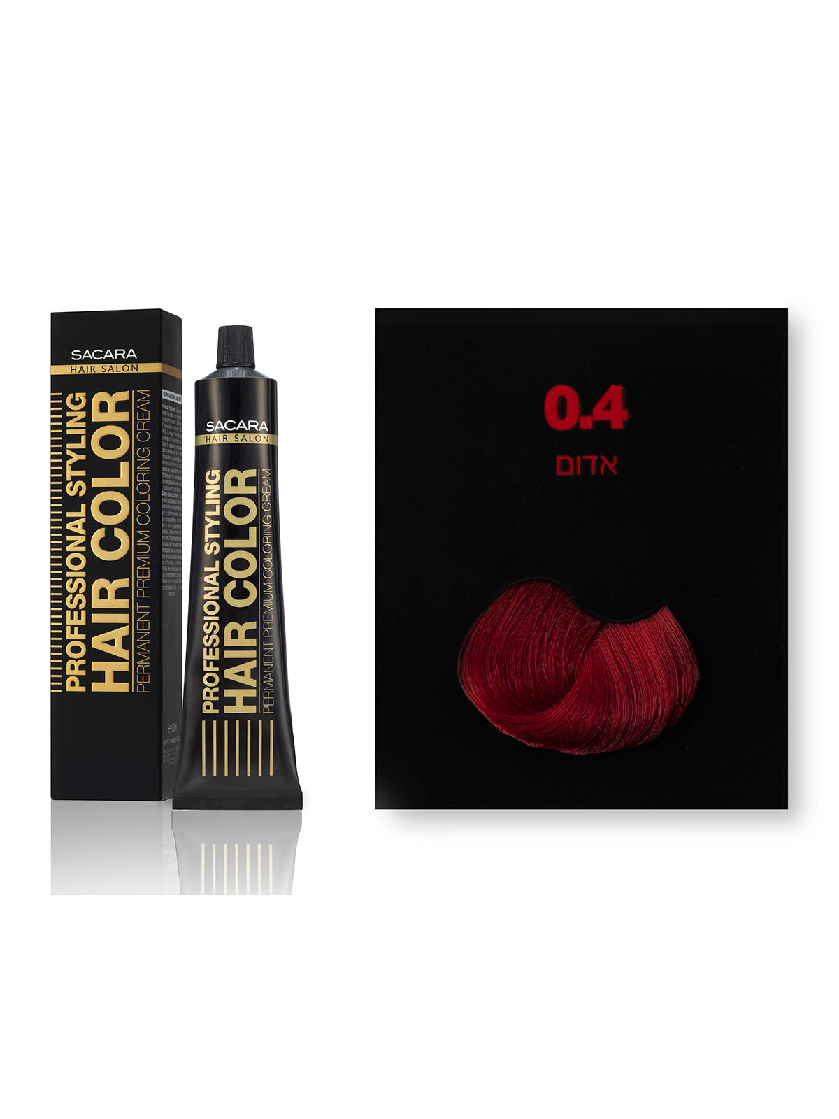 Hair Color 0.4 Red – SACARA